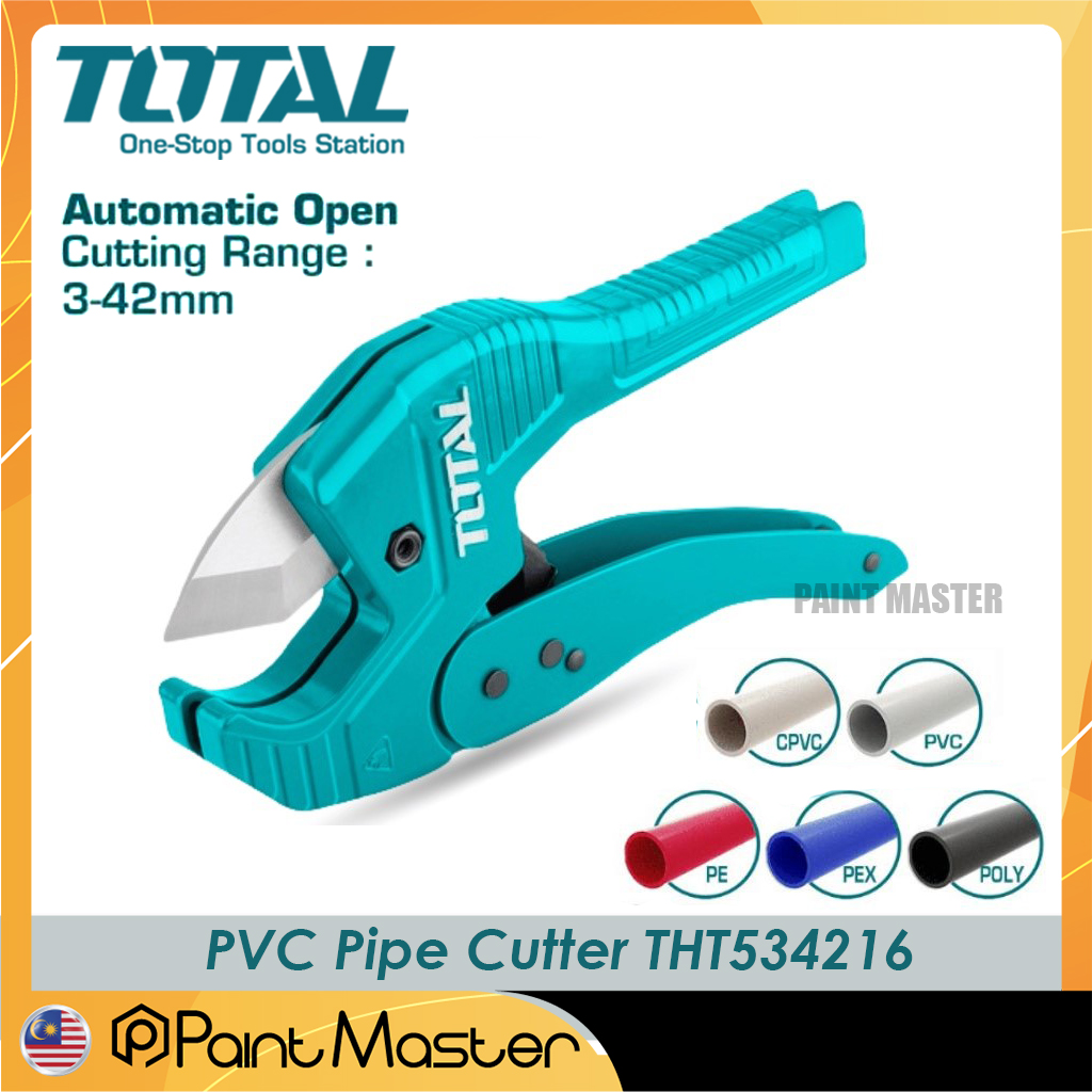 TOTAL THT534216 PVC Pipe Cutter 3-42MM (Replace Model THT53425 ...