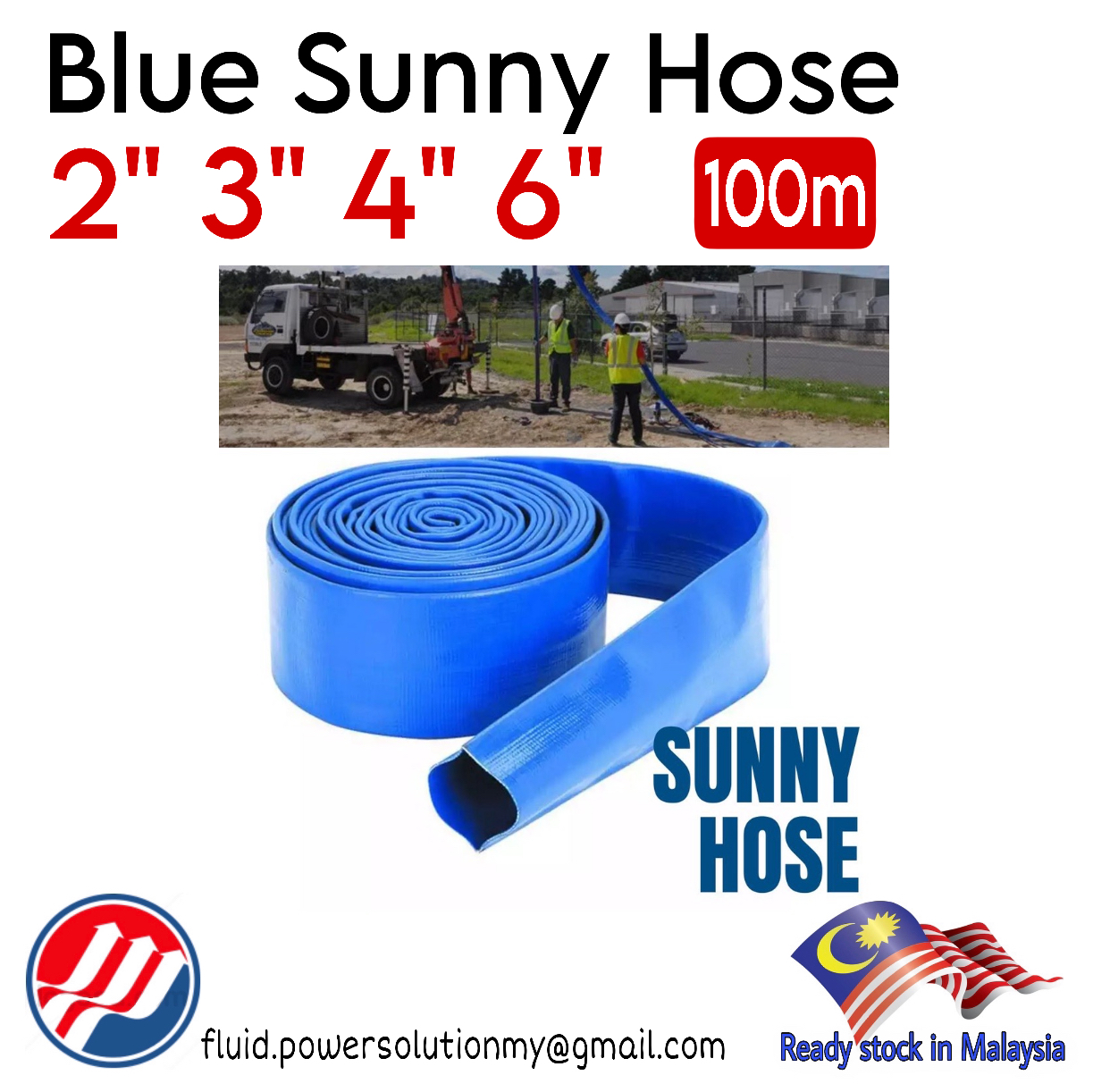 ( Sunny Hose ) Discharge Hose Sunny Hose 2" 3" 4" 6" Water Pump Hose ...