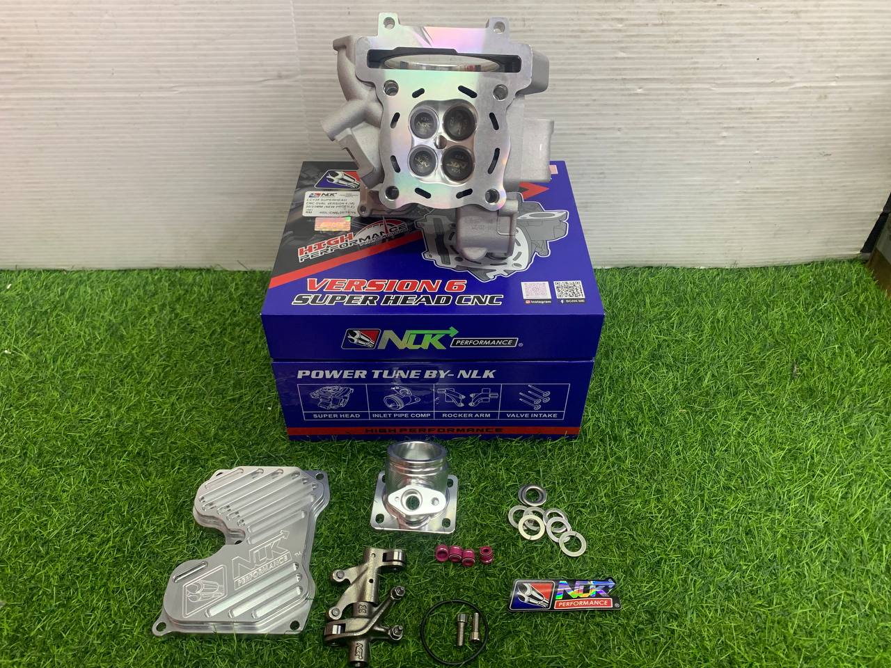 NLK SUPERHEAD LC Y15 V6 CNC OVAL VPRO VERSION 6 V6 22/25MM 23/26MM 20 ...