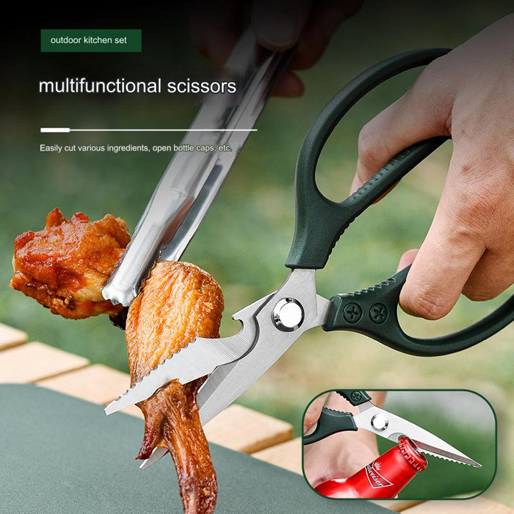 UtanKing™ Cooking Utensils Organizer Set BBQ Camping Cookware Set ...