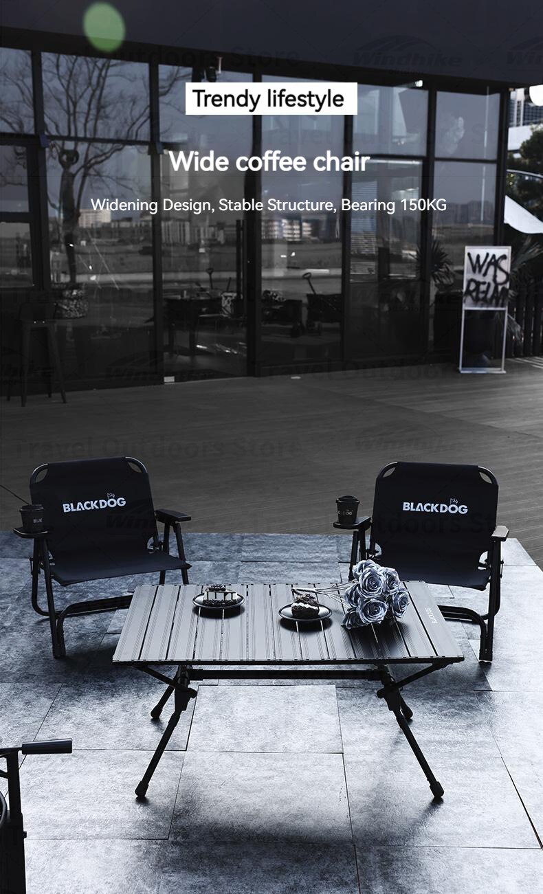 BLACKDOG Kermit Chair Low Single Outdoor Folding stool Portable Coffee ...
