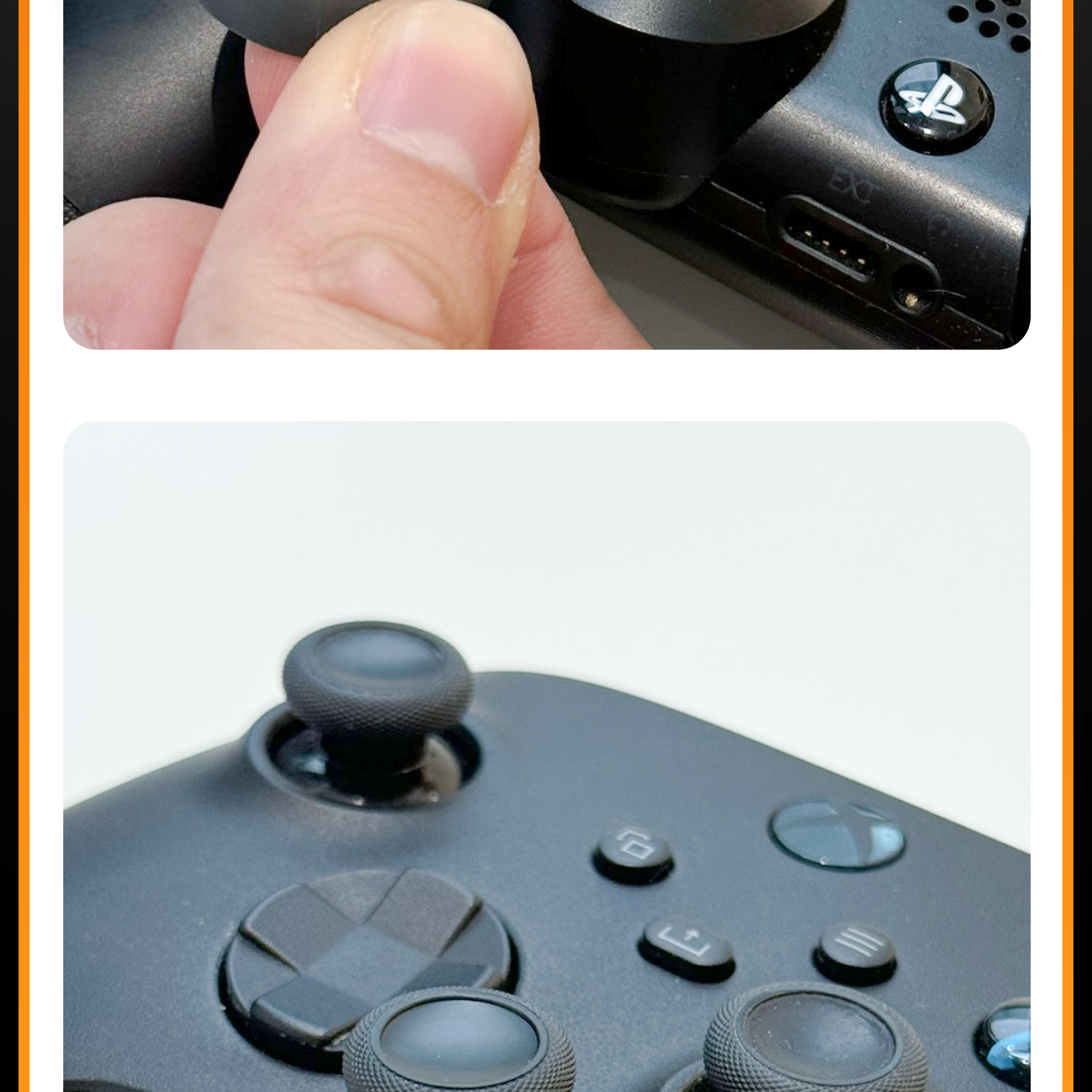 PS4 PS5 Xbox One Xbox Series S/X Controller Analog Thumbstick Joystick Replacement Repair Parts ...