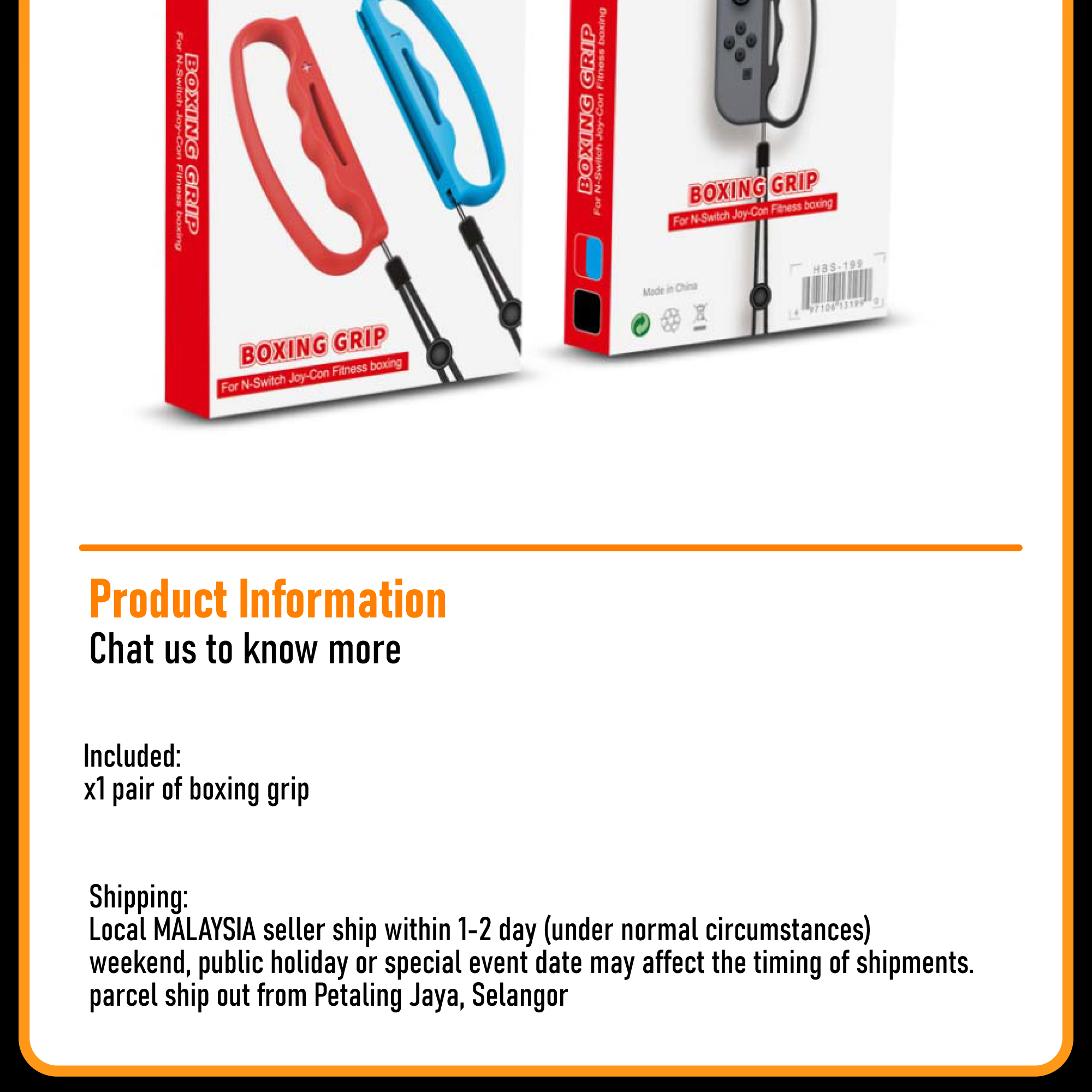 iPlay Nintendo Switch OLED V1/V2 Joycon Controller Boxing Grip Strap ...