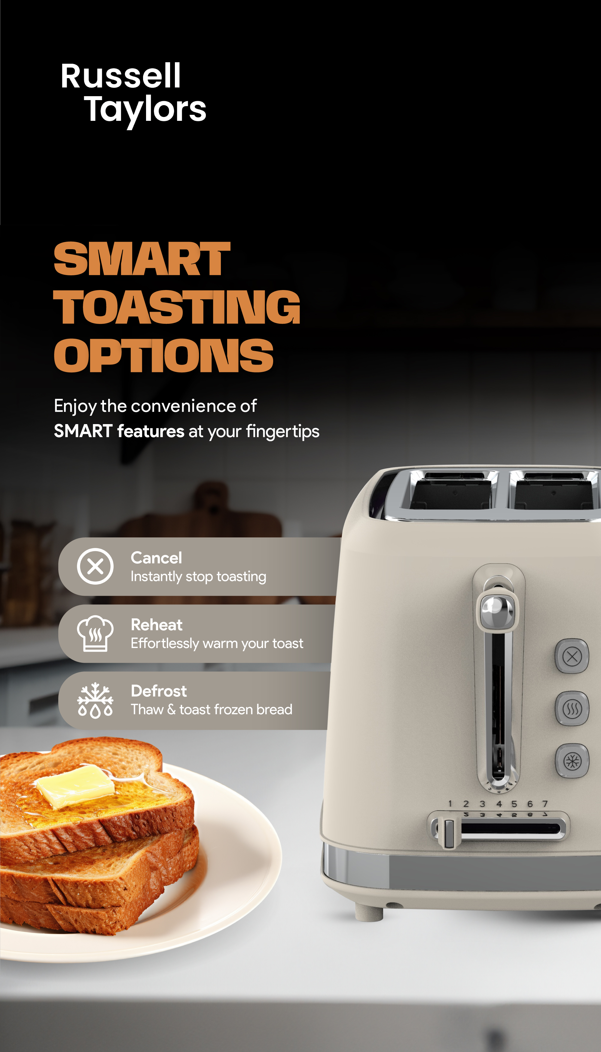 Russell Taylors Retro Toaster RT-10 | Shopee Malaysia