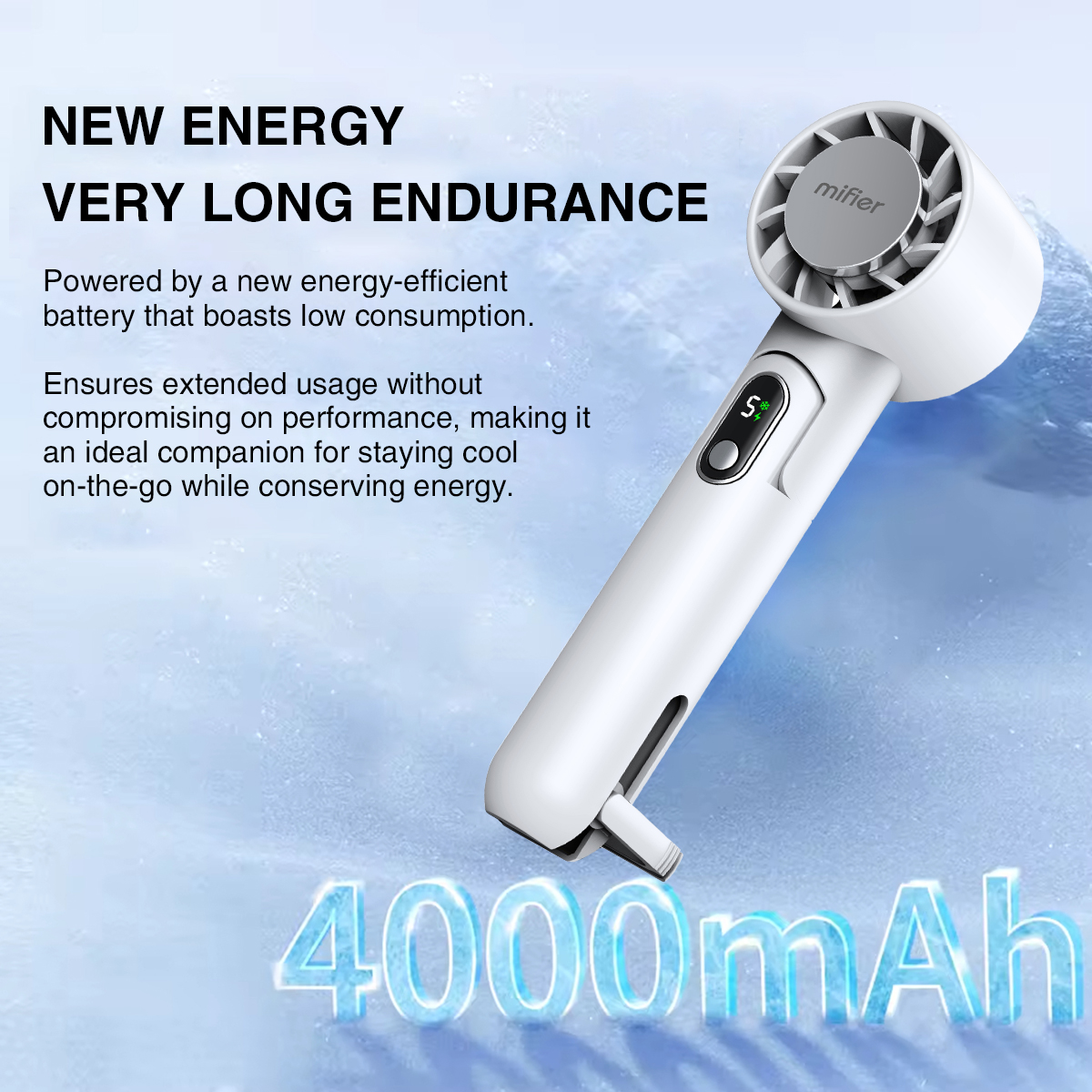 Mifier MF300 PRO 2-in-1 High Speed Cooling mini Fan with Cooling Sheet ...