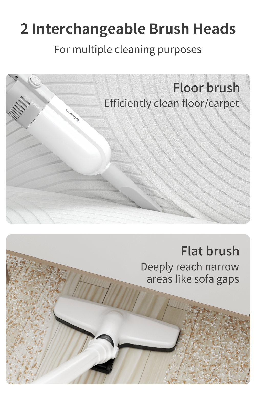 Simplus Vacuum Cleaner Cordless|0.85kg Lightweight|8,000Pa Suction ...