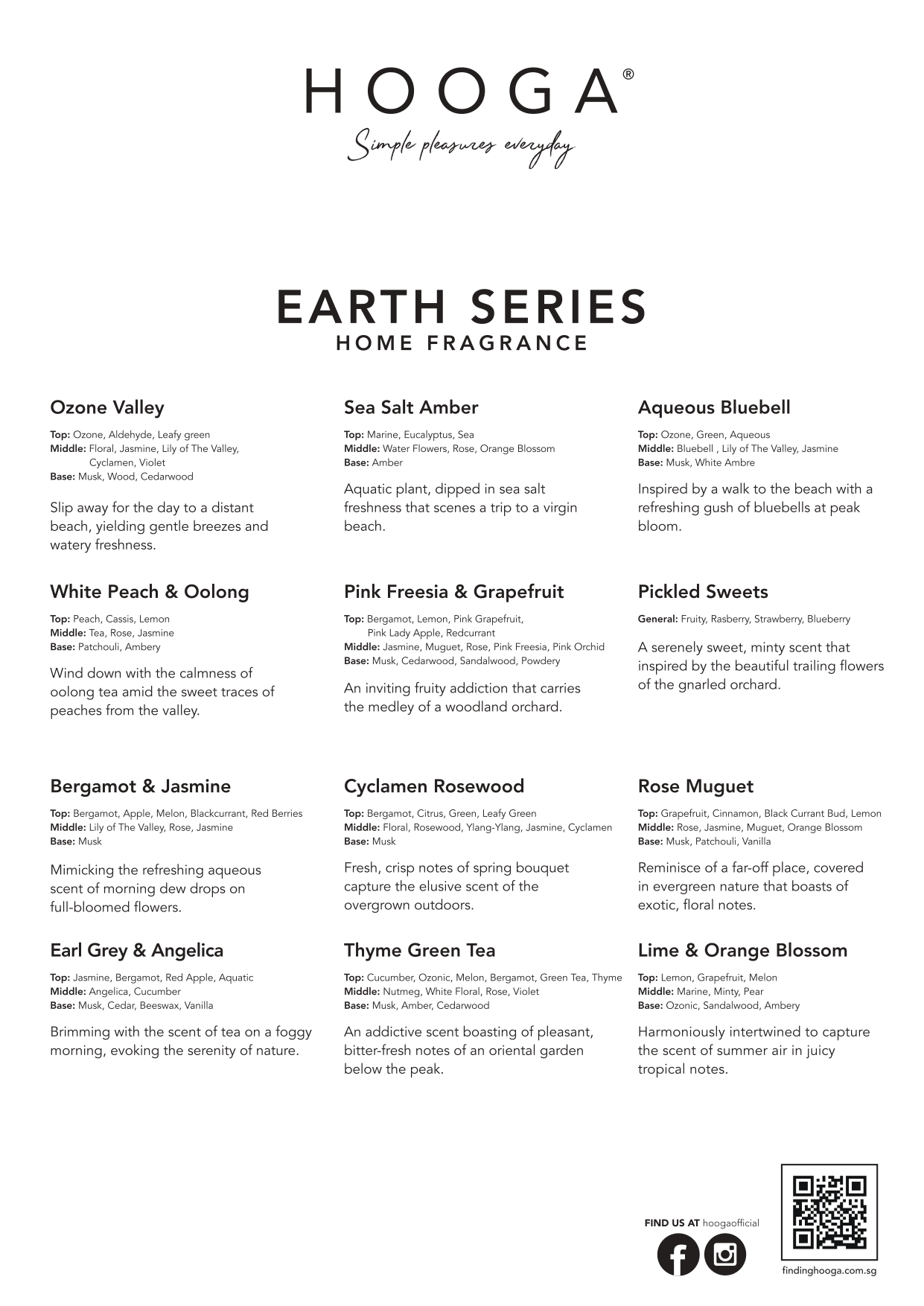 HOOGA Earth Series Reed Diffuser (200ml) | Shopee Malaysia