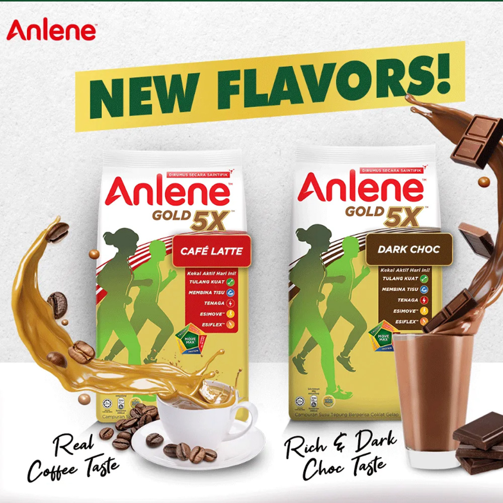 Anlene Gold 5X High Calcium High Protein Plain Milk Powder 950g | Shopee Malaysia