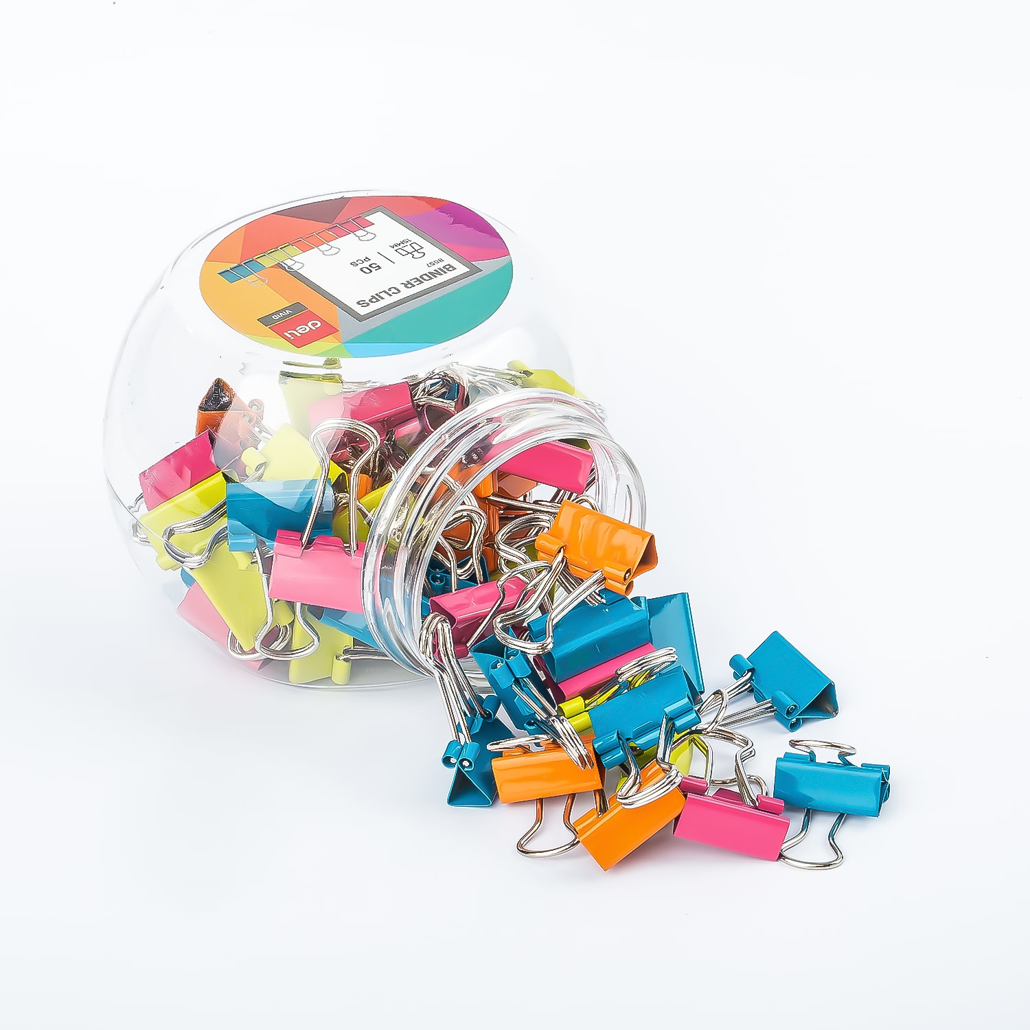 Deli Colourful Binder Clips for School Office Home (15mm/19mm/25mm ...