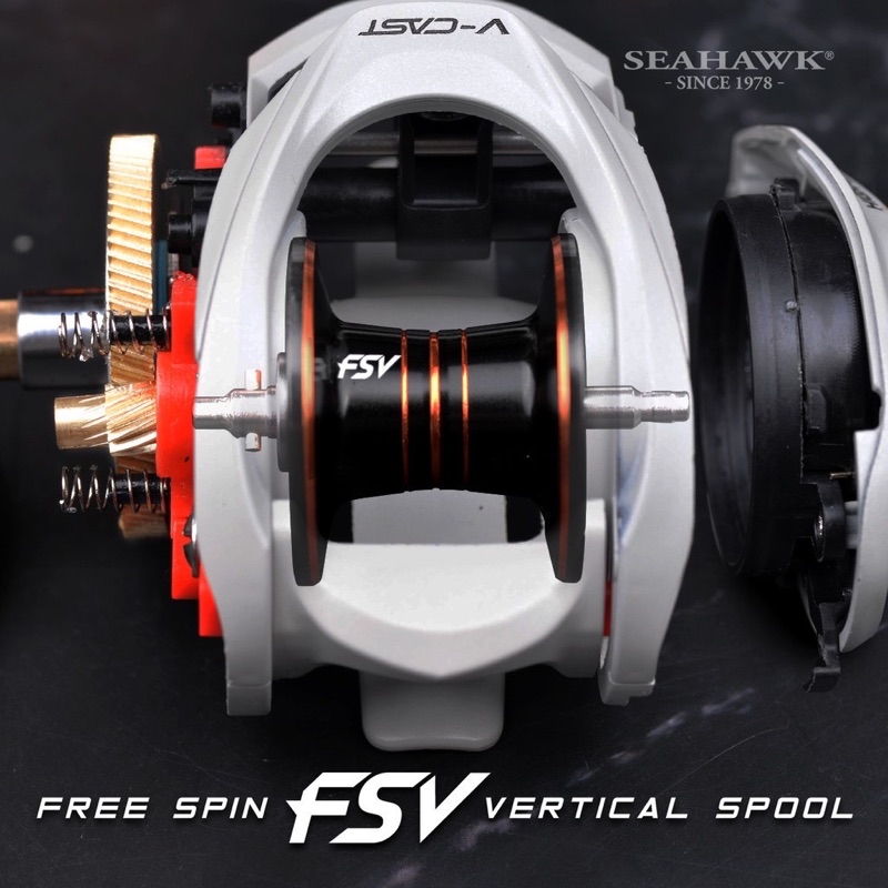 SEAHAWK ZING CAST 103HSL ZC602MB Baitcast Reel & Rod Mesin Joran ...