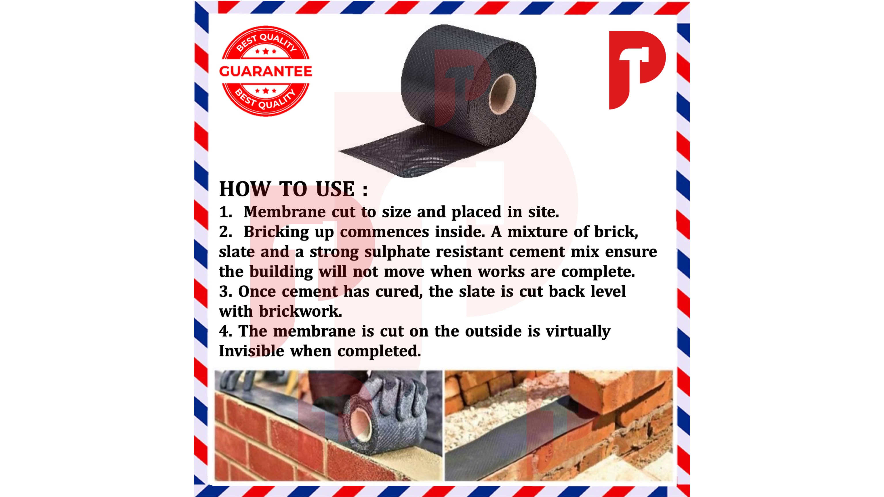 Polyethylene Dampcourse Tape🔥 Ready Stocks 🔥 DPSC DAMP PROOF COURSE ...