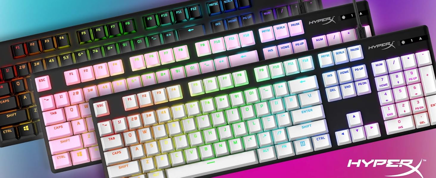 HyperX Keycaps Full Key Set - PBT | Shopee Malaysia