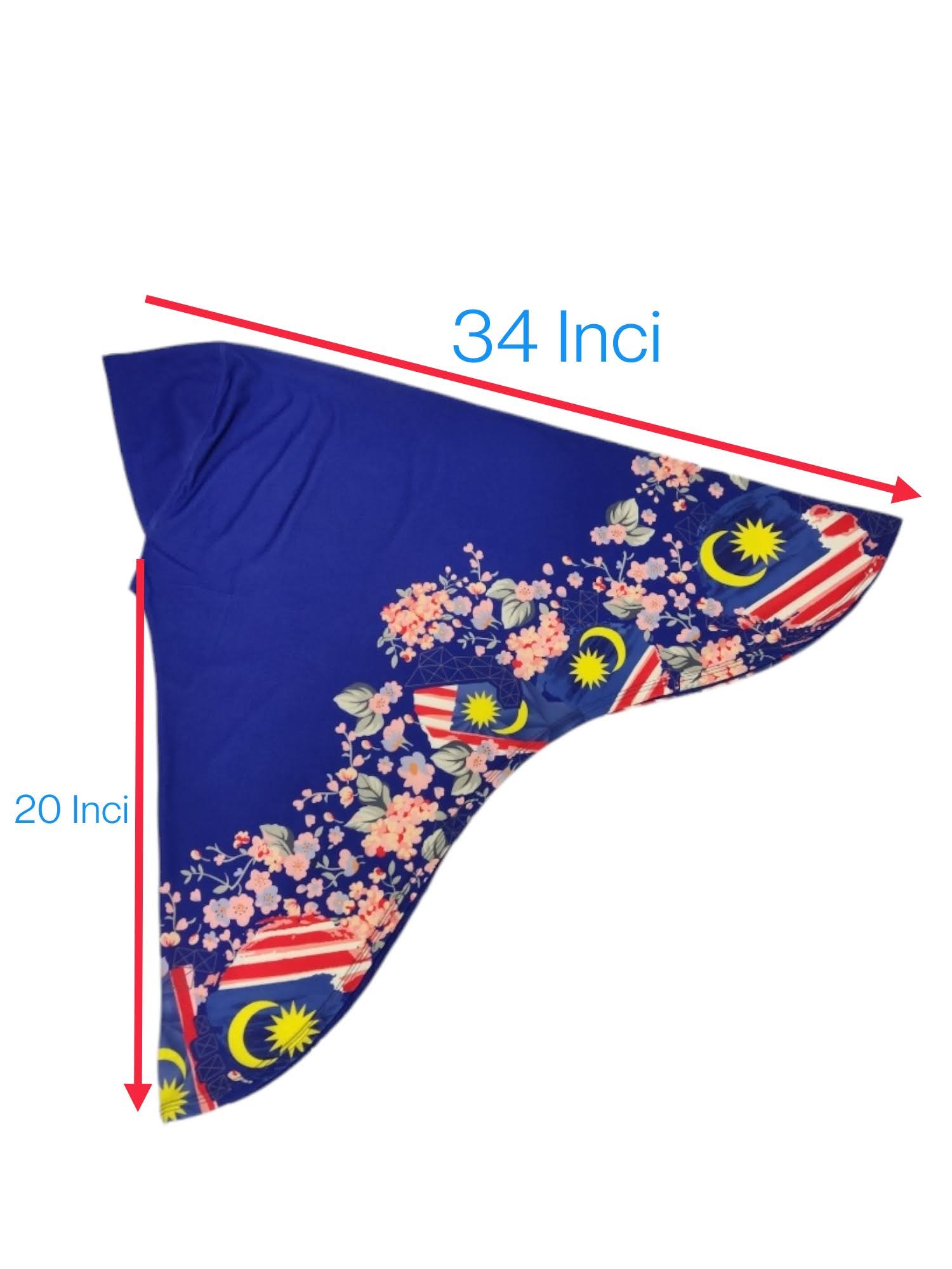 Tudung Corak Tema Merdeka ~ Jenis Kain Lycra | Shopee Malaysia