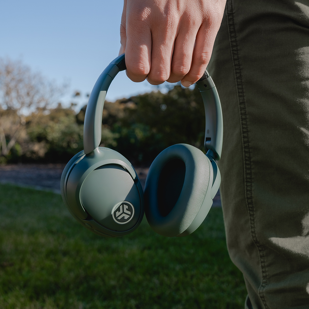 JLAB JBuds Lux ANC Wireless Over-Ear Headphones | Spatial Audio | Built ...