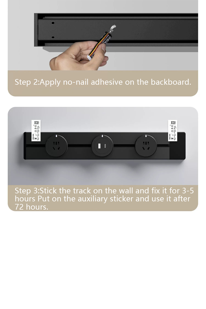 【12 Hours Shipping】 Power Track Move Socket Switch 32A Touch Track ...