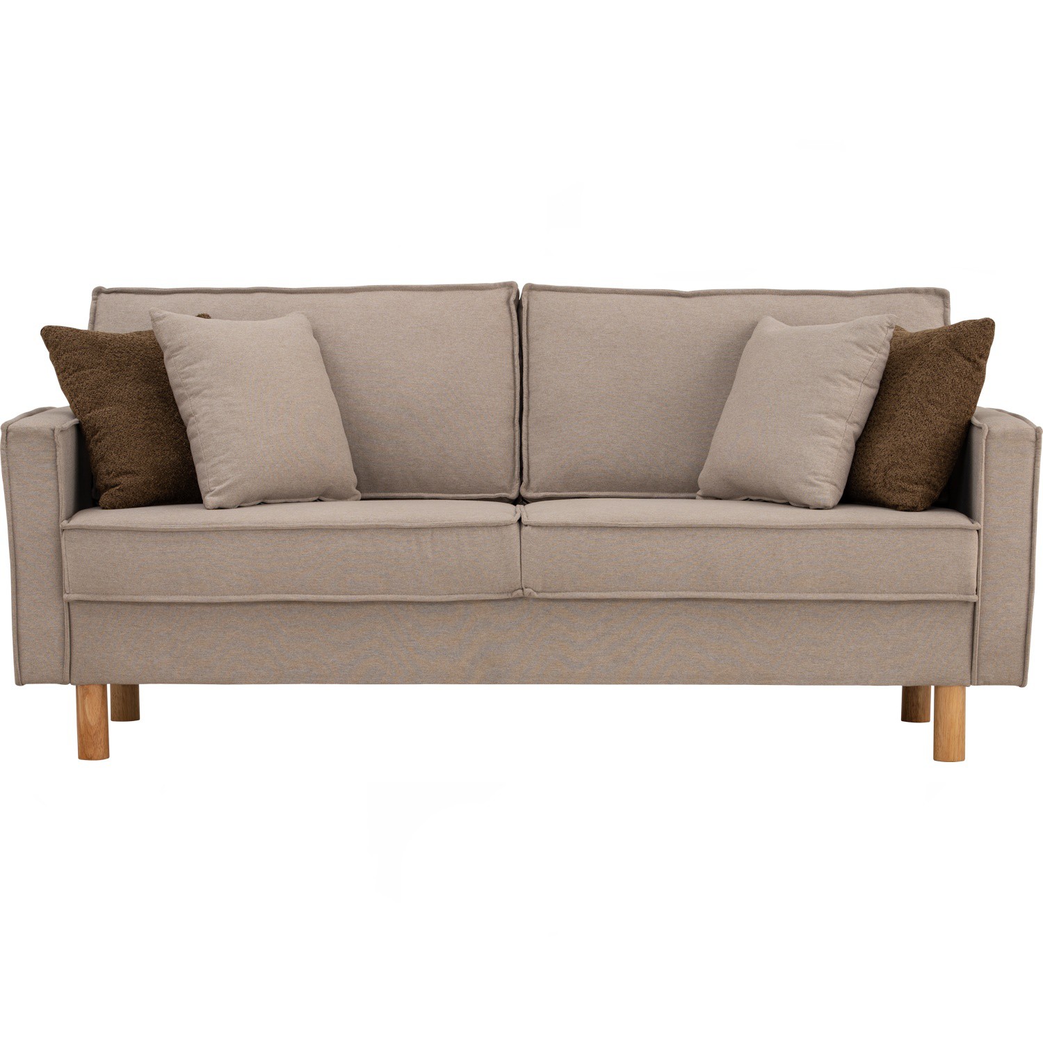 LANCCO Sofa 3 Seater Japandi Muji Sofa 3 seater Murah Modern Minimalist Arm chair sofas Beige ...