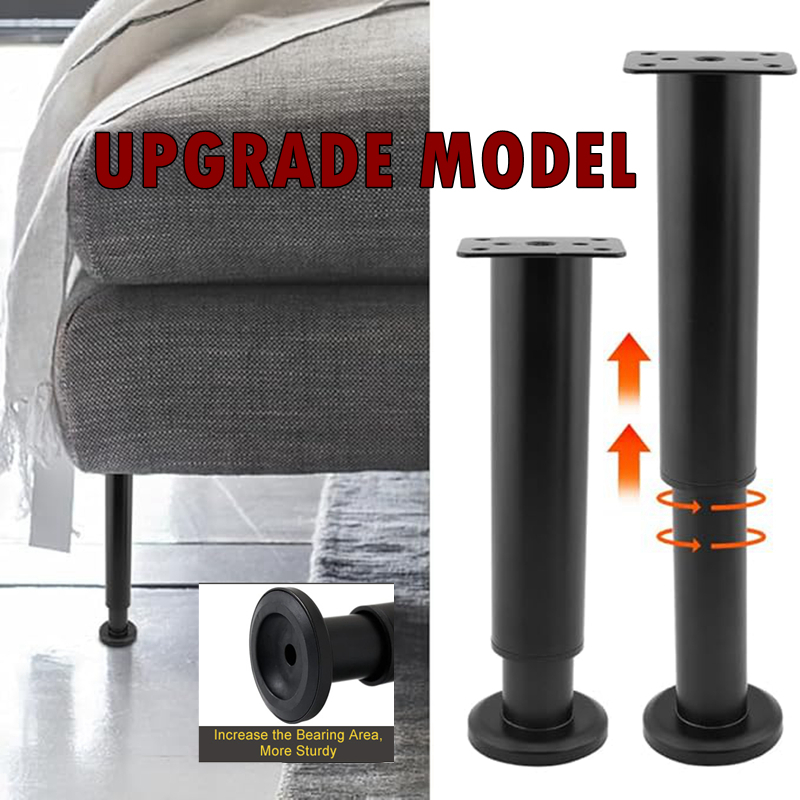 Adjustable Metal Table Leg kaki meja Bed Leg Support kaki sofa Cabinet ...