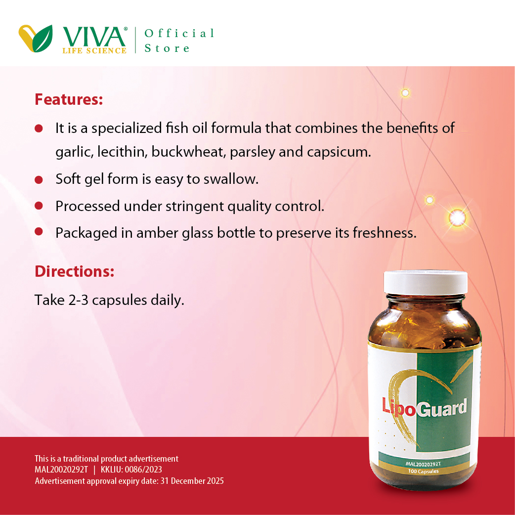 LipoGuard (100 Caps) | Shopee Malaysia