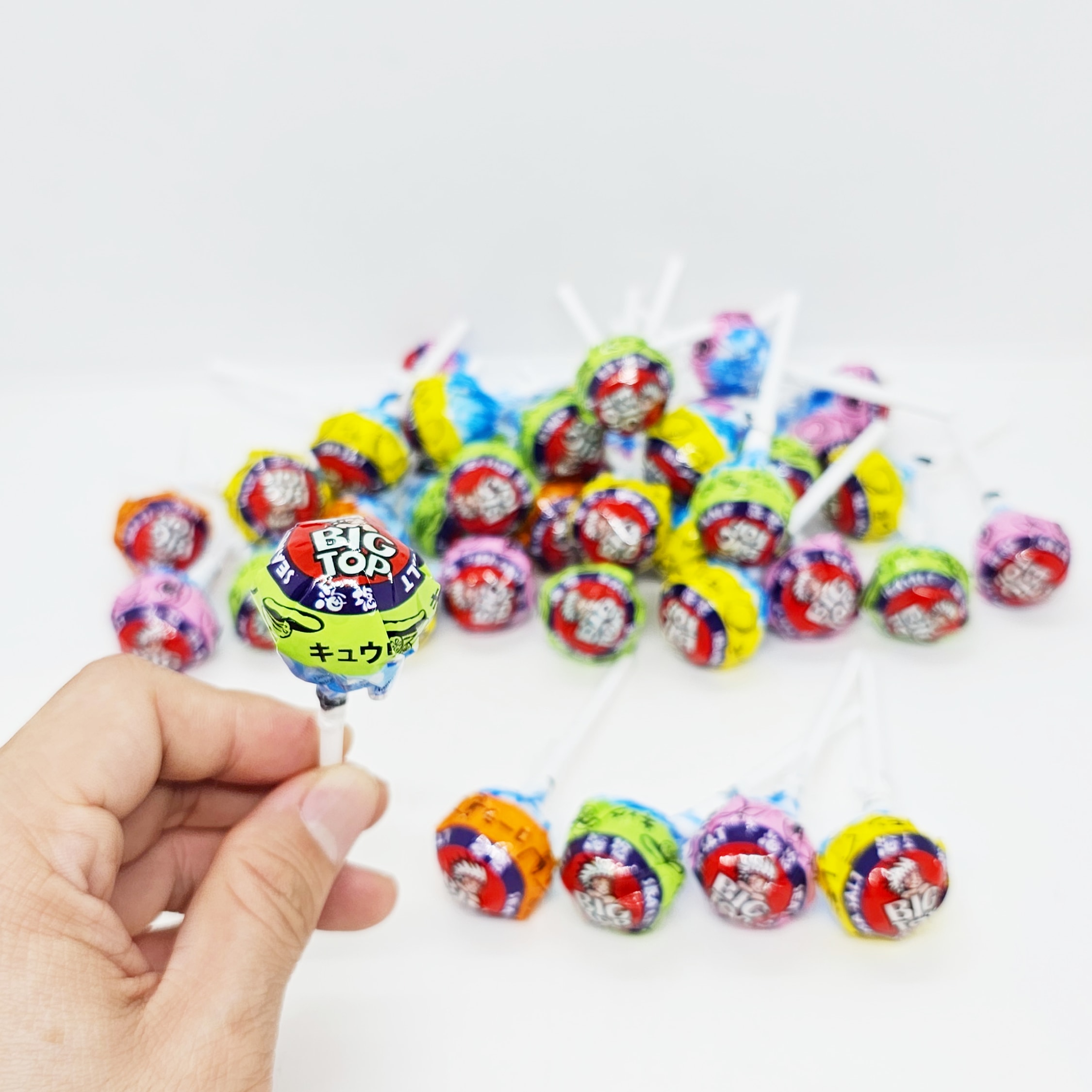 BigTop SEA SALT Fruit Flavoured Lollipops Candy (25pcs/50pcs) Gula ...