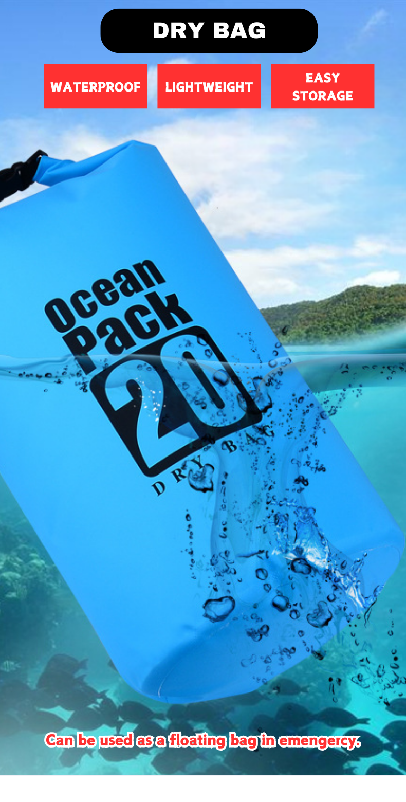 MR Dry Bag Storage Bag Waterproof Outdoor Thick Waterproof Bag Swimming Ocean Diving Bag (3L/5L ...