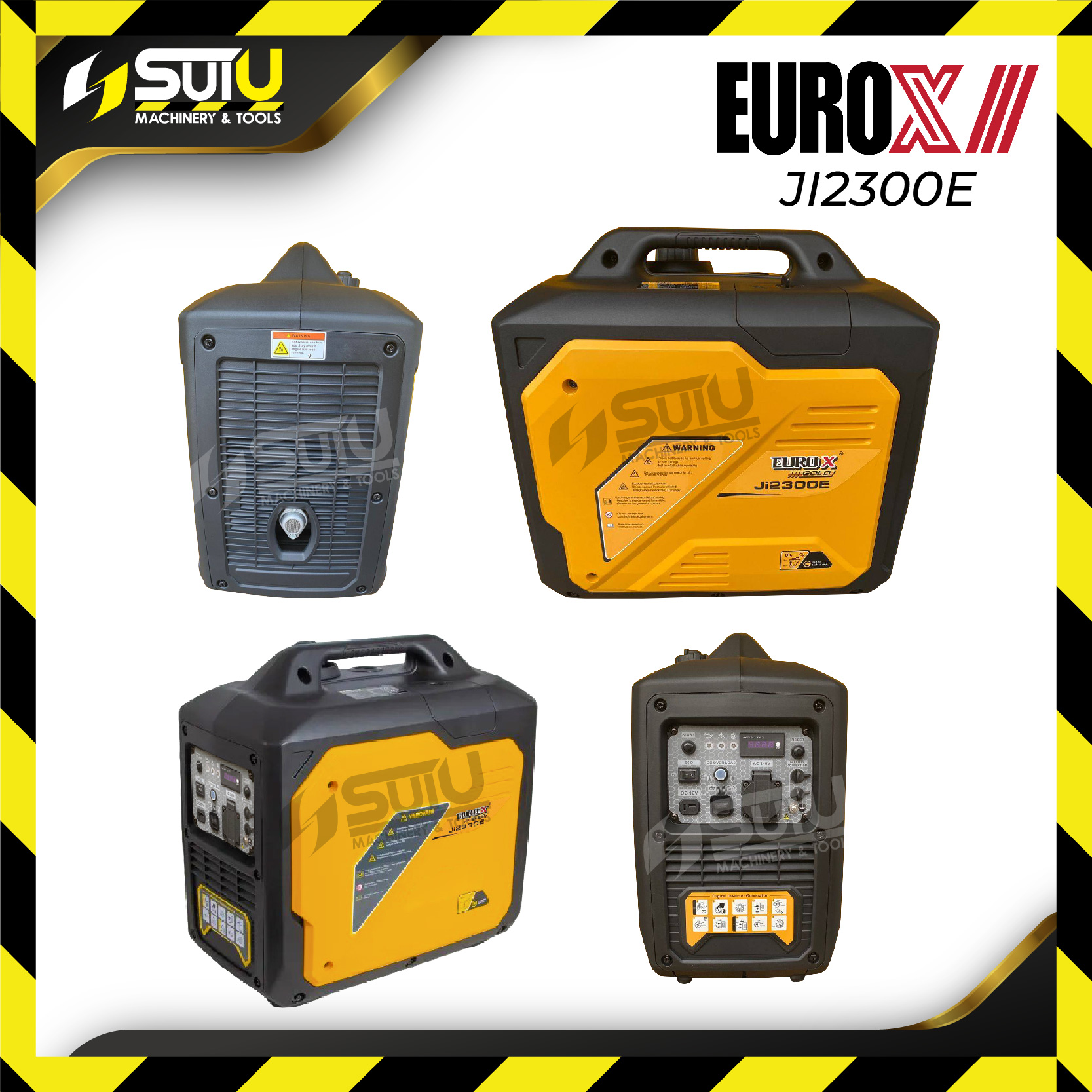 EUROX GOLD JI2300E Gasoline Inverter Generator / Penjana (Battery Starter) | Shopee Malaysia