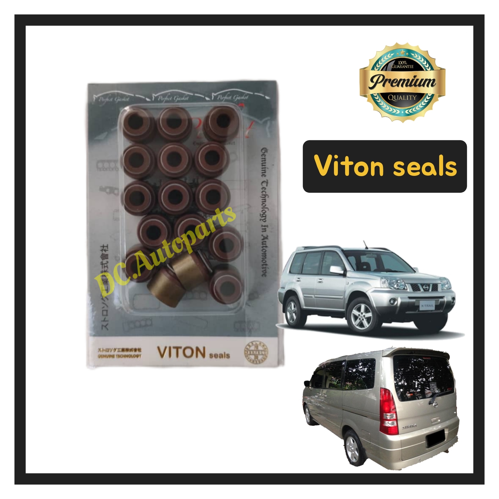 VITON VALVE STEM SEAL NISSAN X-TRAIL XTRAIL T30 T32 SERENA C24 NAVARA ...