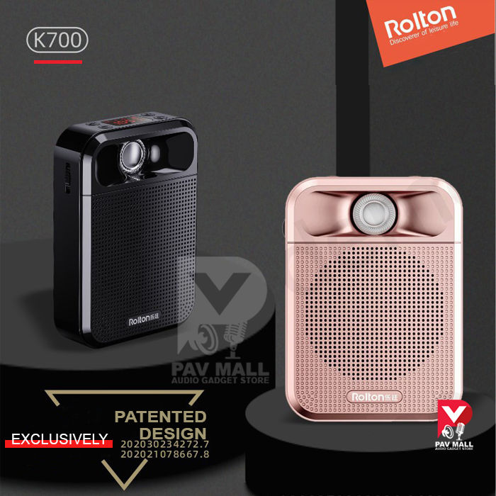 Rolton K700 Wireless 2.4G Voice Amplifier with Headset Microphone ...