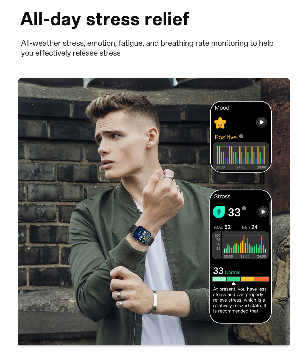 Aolon GTS Ultra Smart Watch 41mm Heart Rate|Blood Oxygen|Sleep monitor ...