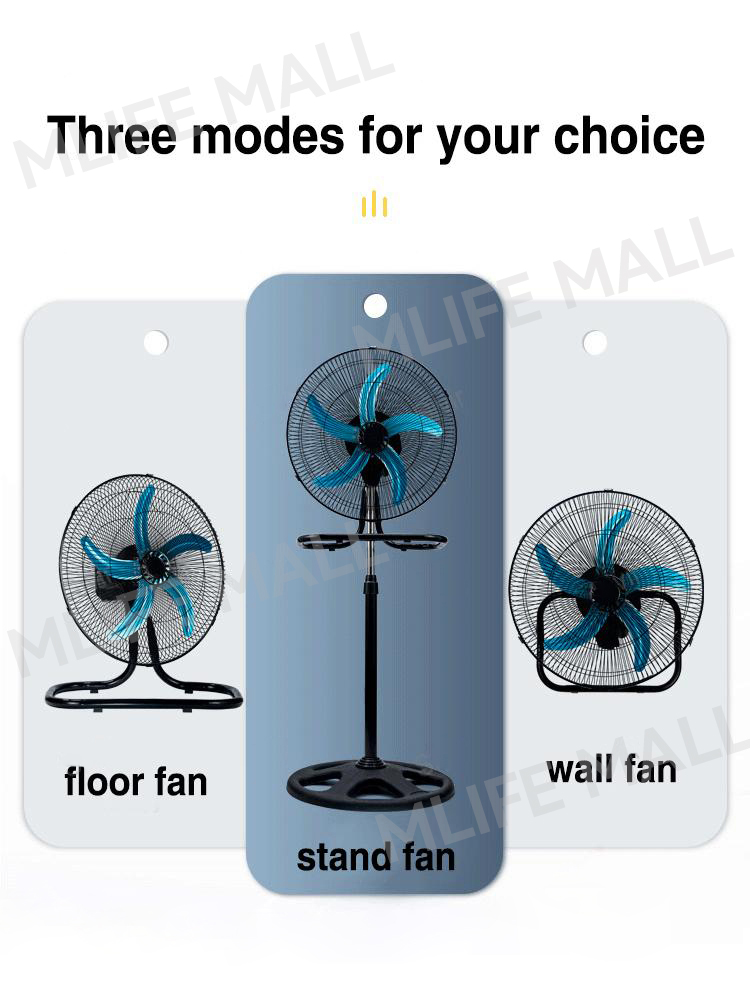Stand fan kipas industri 18inch 40dB 3 in 1 Vertical Fans kipas ...