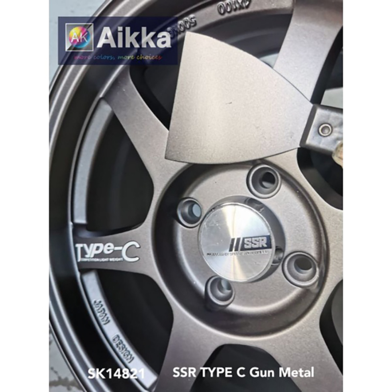 [ Sport Rim SSR Type C Gun Metal ] 2K Paint WL55 / SK14821 Aikka DIY ...