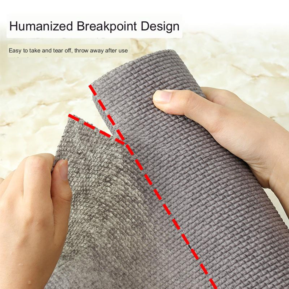 200pcs Roll Disposable Kitchen Towel Tissue Wipe Lazy Rag Washable Wet ...