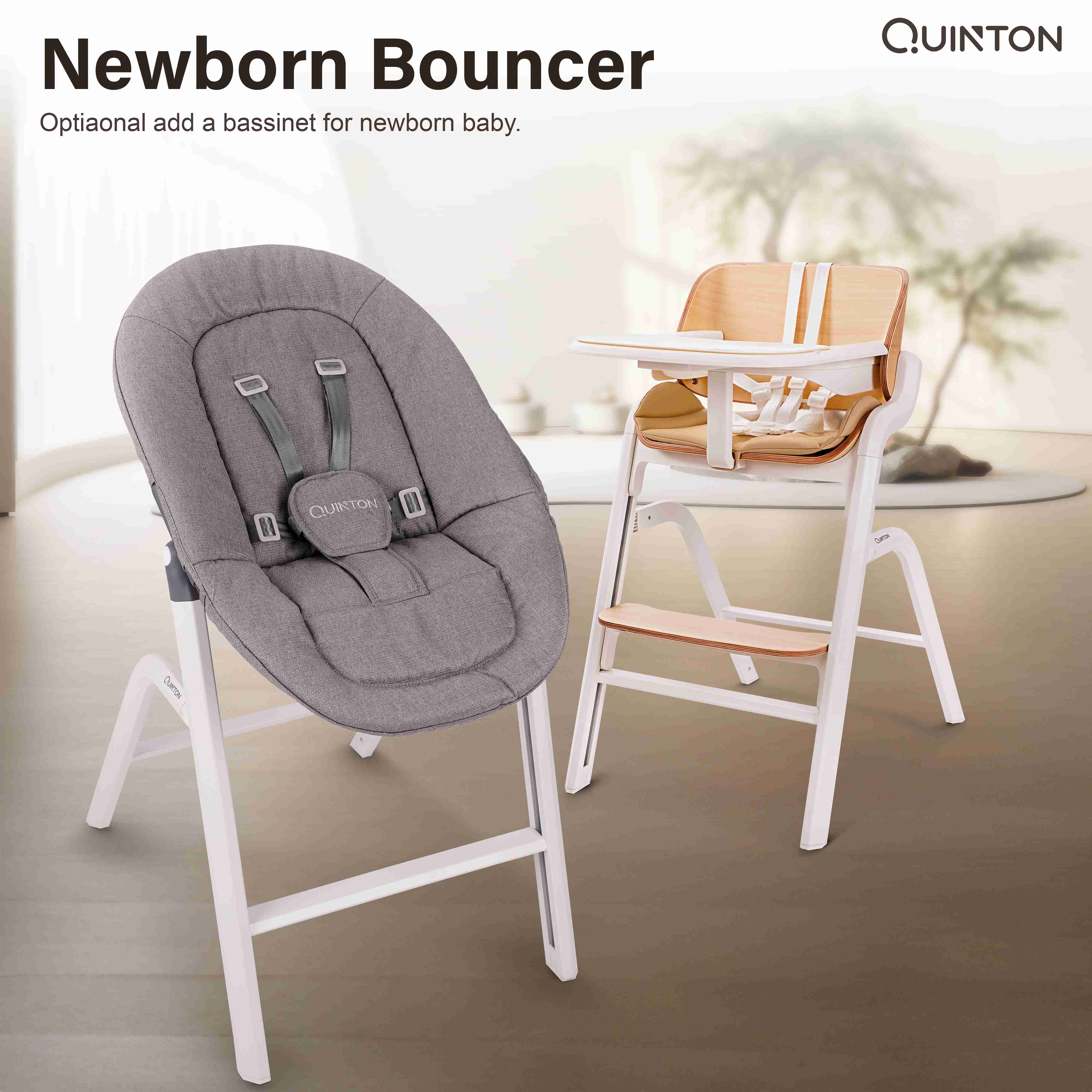 Quinton Cheries Wooden High Chair– Kerusi Makan Bayi Kayu Berkualiti ...
