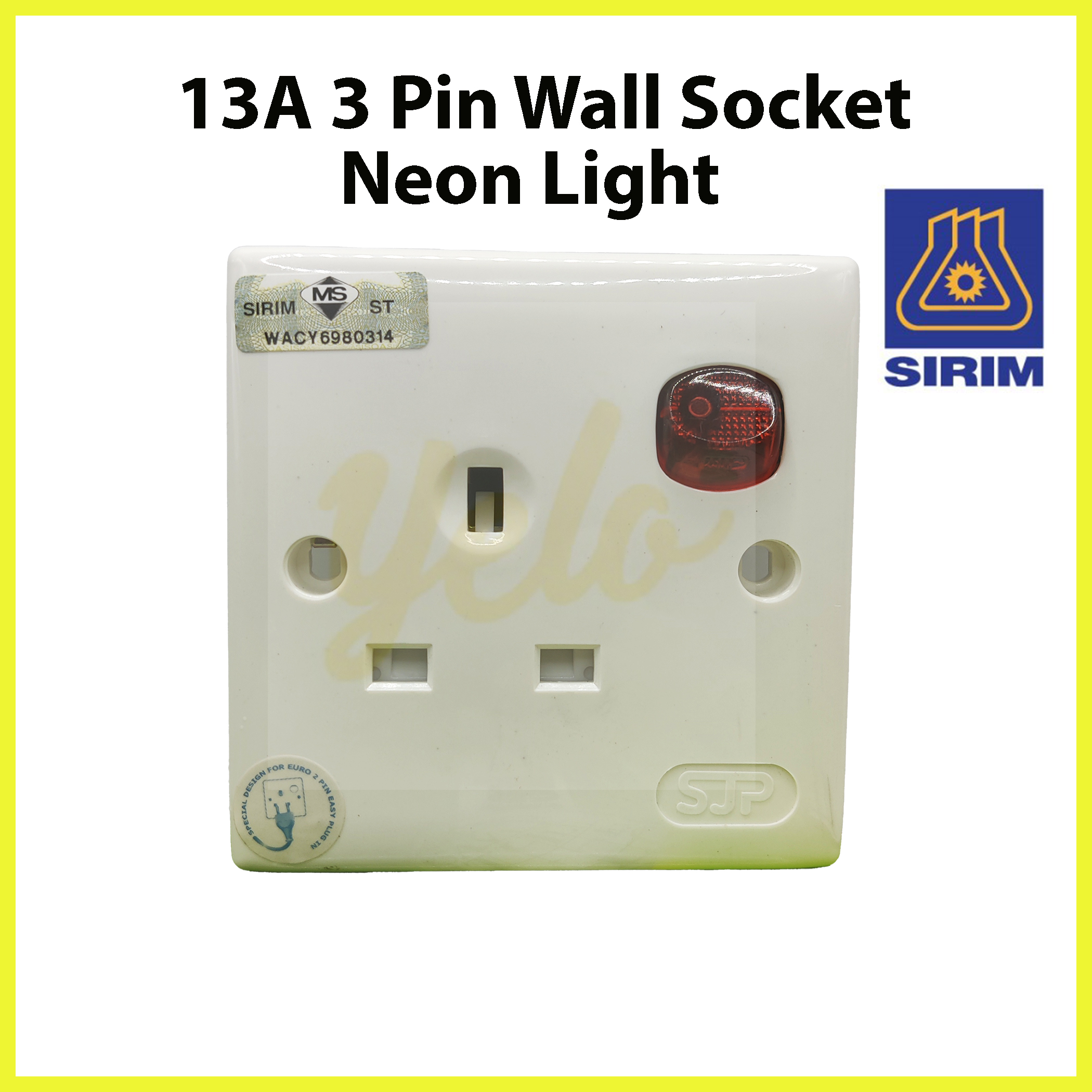 STP 13A 3 Pin Switch Socket Neon Light 13A Switches Wall Switch Wall ...