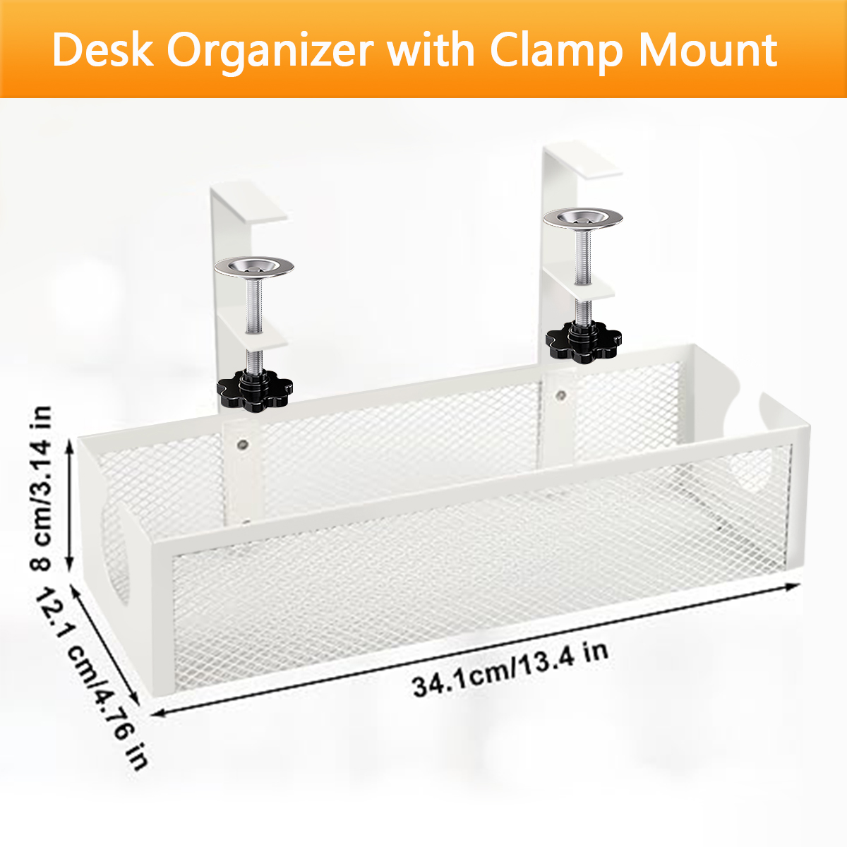 Under Desk Cable Management Rack No Punching Wire Row Storage Rack ...