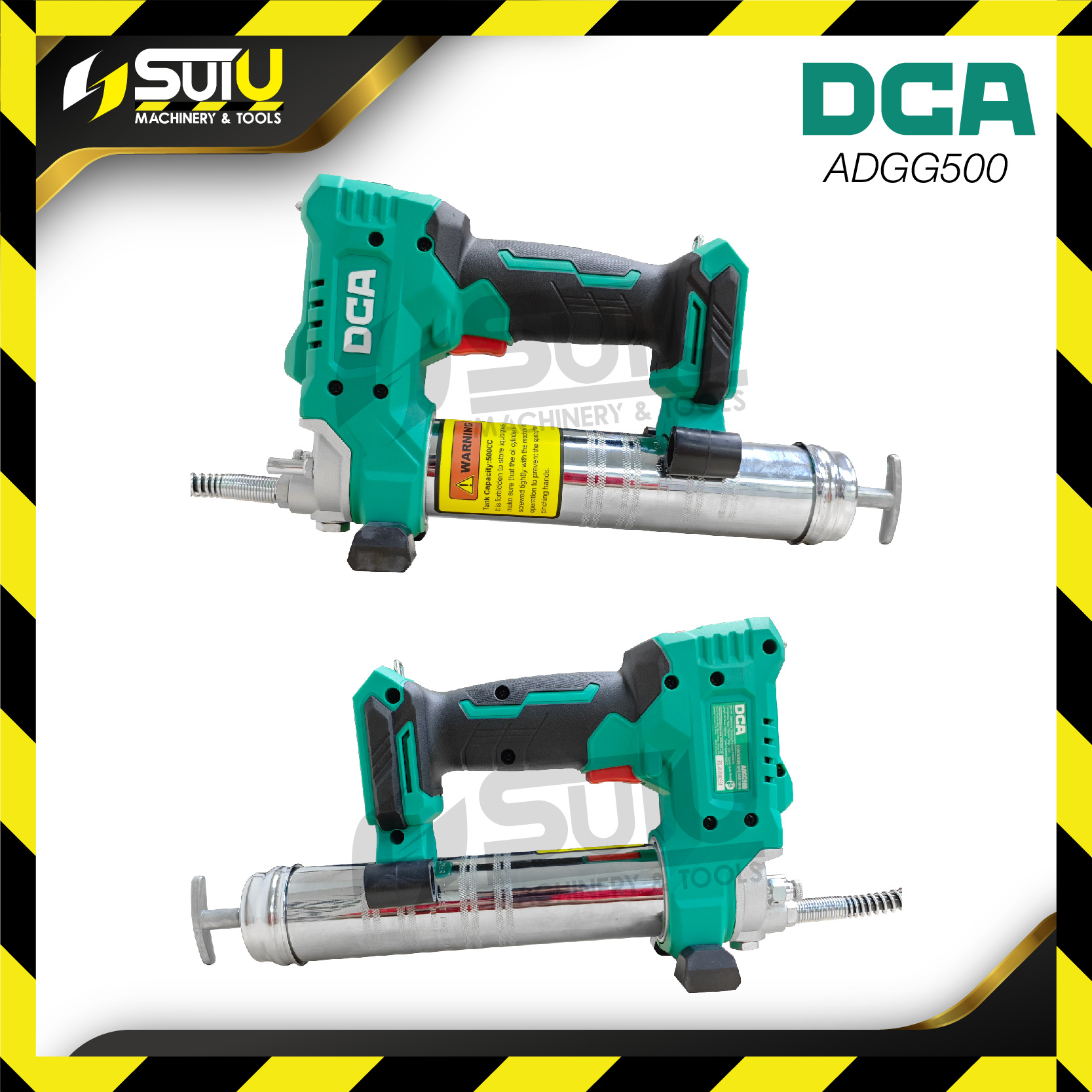 DCA ADGG500 / ADGG500Z / ADGG500DM 20V Cordless Grease Gun / Pistol ...