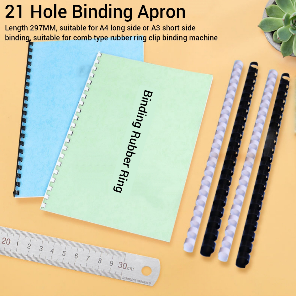 Box Binding Comb Plastic Comb Binding Rings Binding Comb Ring Comb Binding Black Color