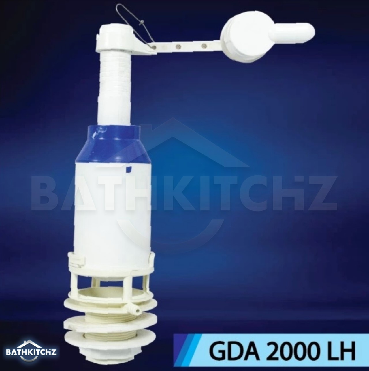 Goldolphin Toilet Flush Set Lever Press Handle Outlet Valve Toilet Bowl ...