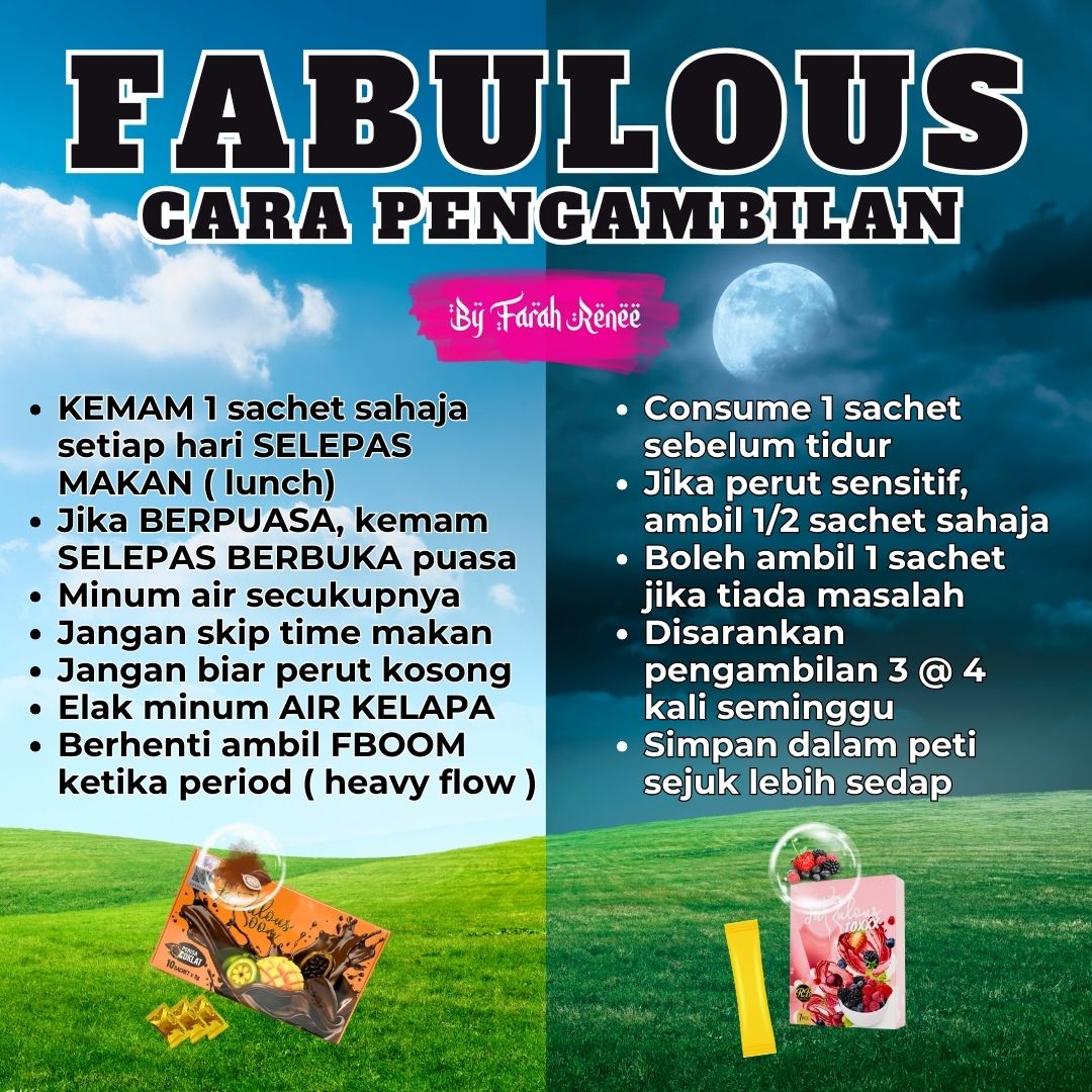 SET COMBO FabulousBoom + Fabulous Toxxx Original HQ Nak Kurus Bakar ...