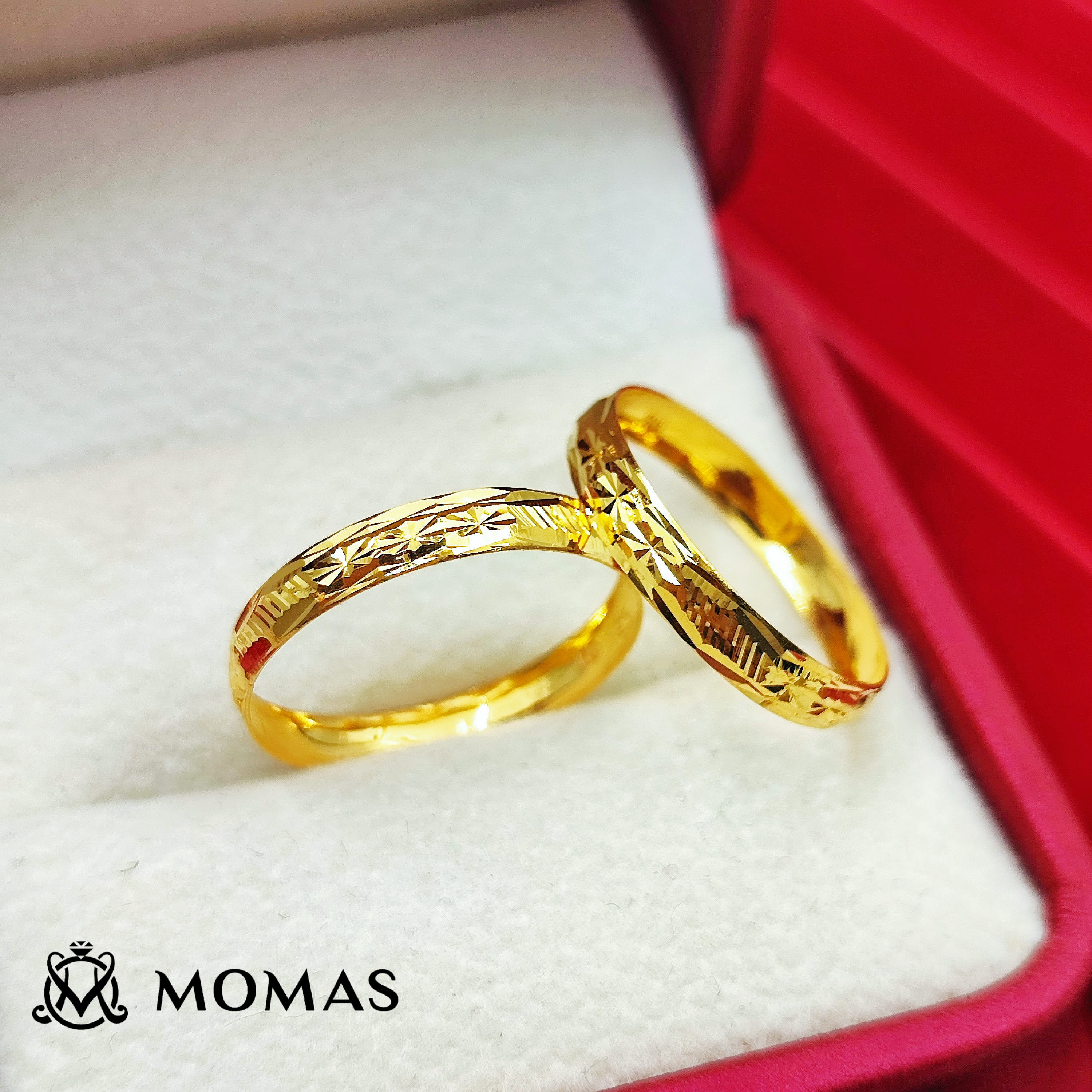 Cincin Belah Rotan Emas 916 Original Cincin Emas 916 Bajet Cincin Belah ...