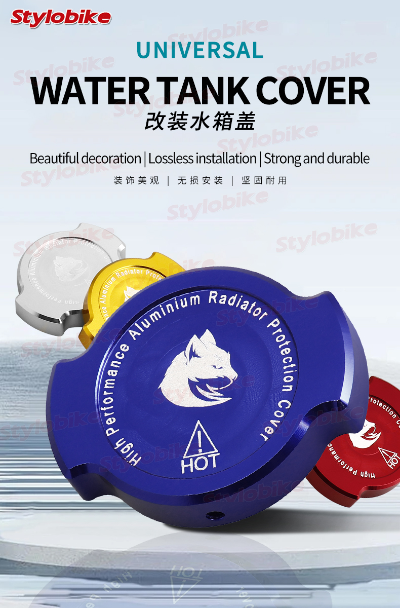 Universal Radiator Cap Cover Alloy CNC Radiator Cover Coolant Cap Y15 ...
