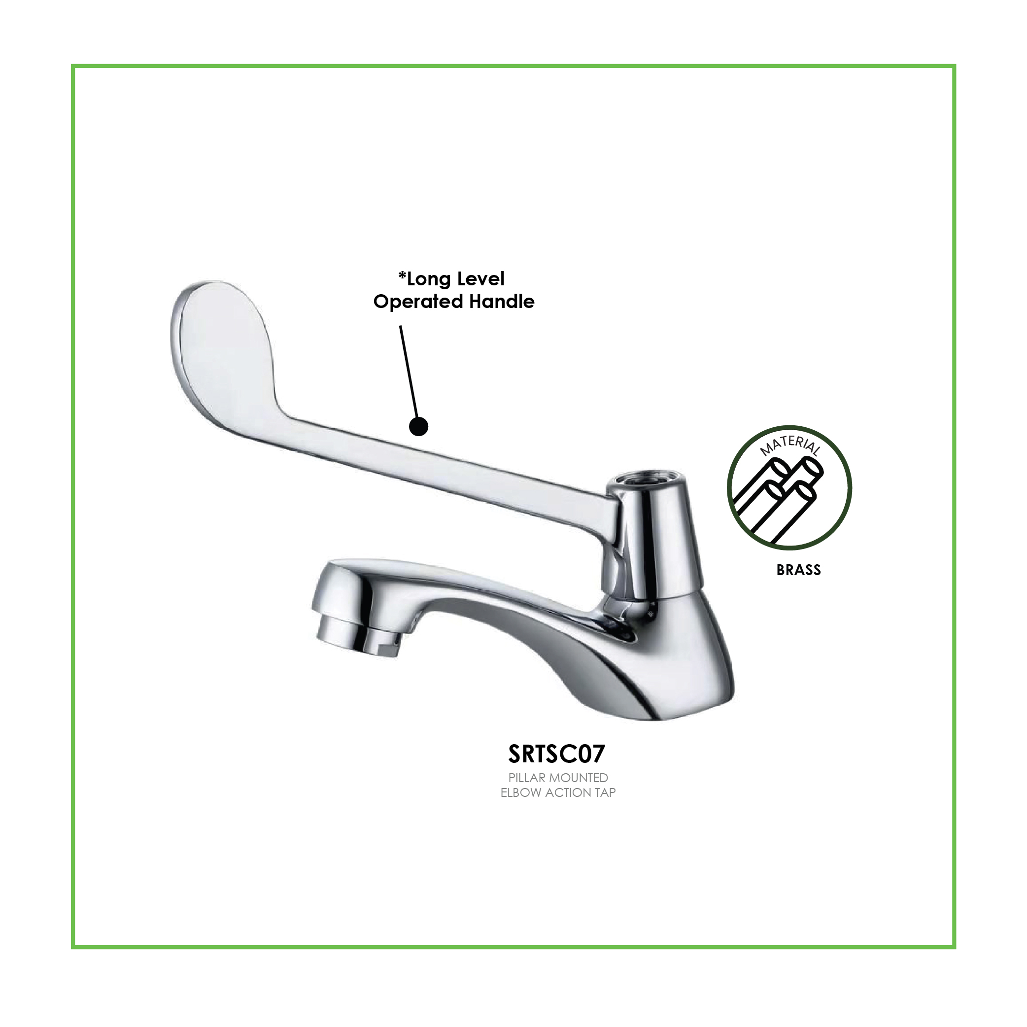 SORENTO Medical Hospital Brass Basin tap Pilar Mounted Tap kitchen tap ...