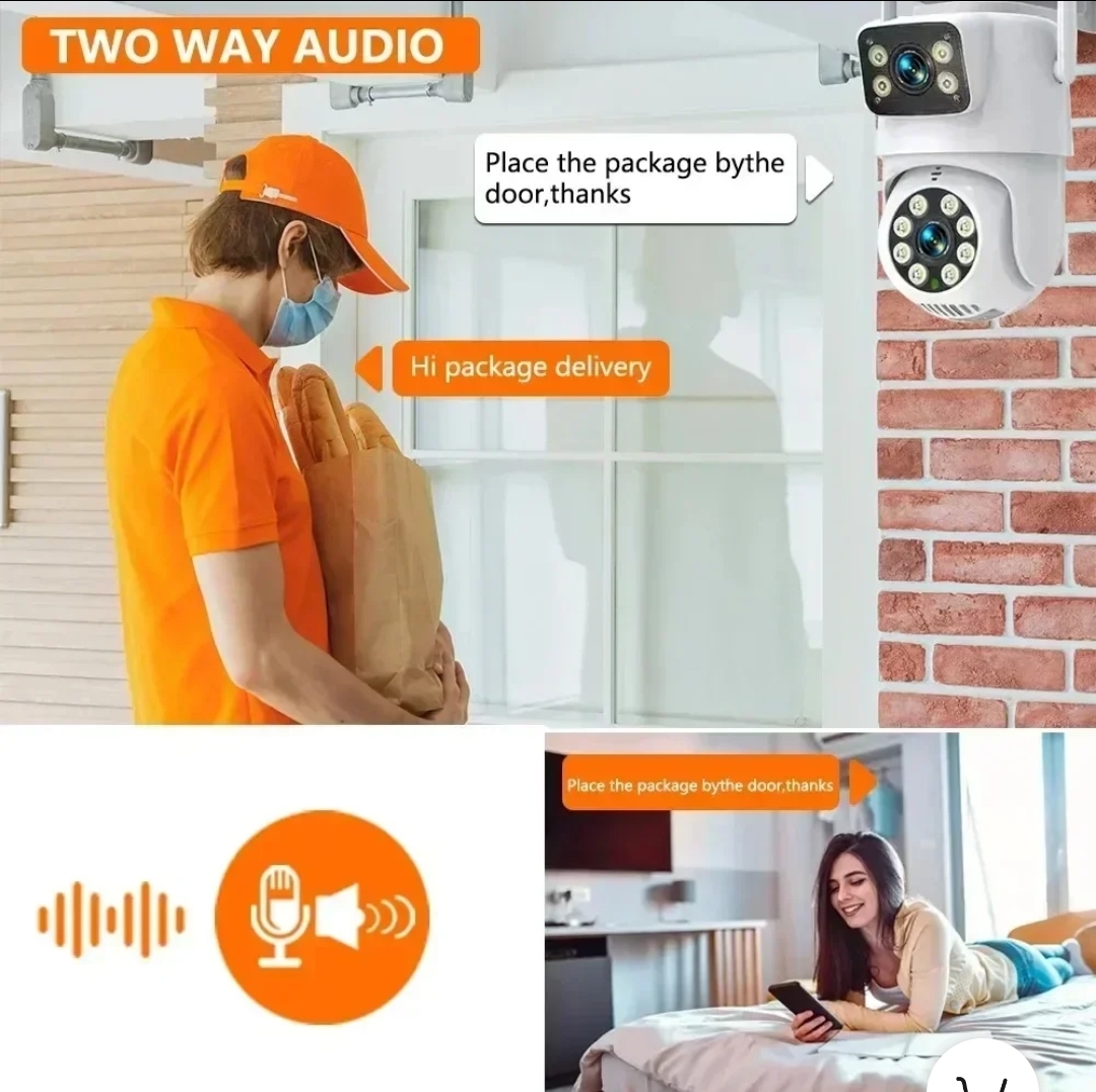 iPPro / Eseecloud Dual Lens Dual Screens 8MP 5K Ultra HD PTZ Wireless ...