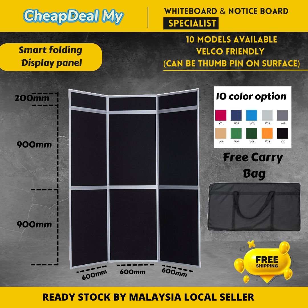 CheapDealMy Smart Folding Display Panel - 10 Design/10 Colours | Shopee ...