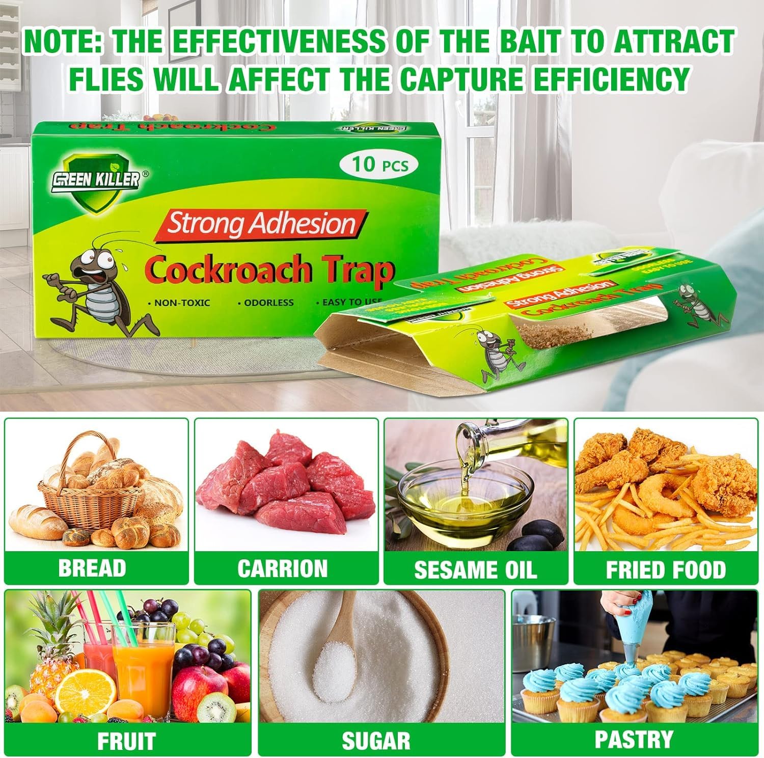 Tradlux Cockroach Trap Killer Perangkap Lipas Lizard Trap Insect Trap Cockroach Bait Trap Pest ...