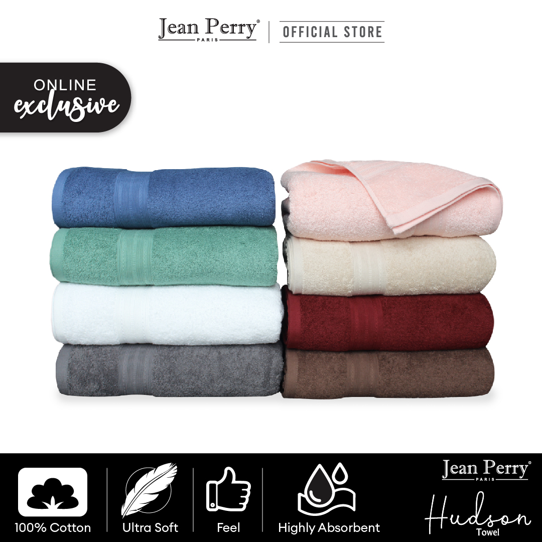 Jean Perry Hudson Bath Towel - 100% Cotton - 27" x 54" | Shopee Malaysia