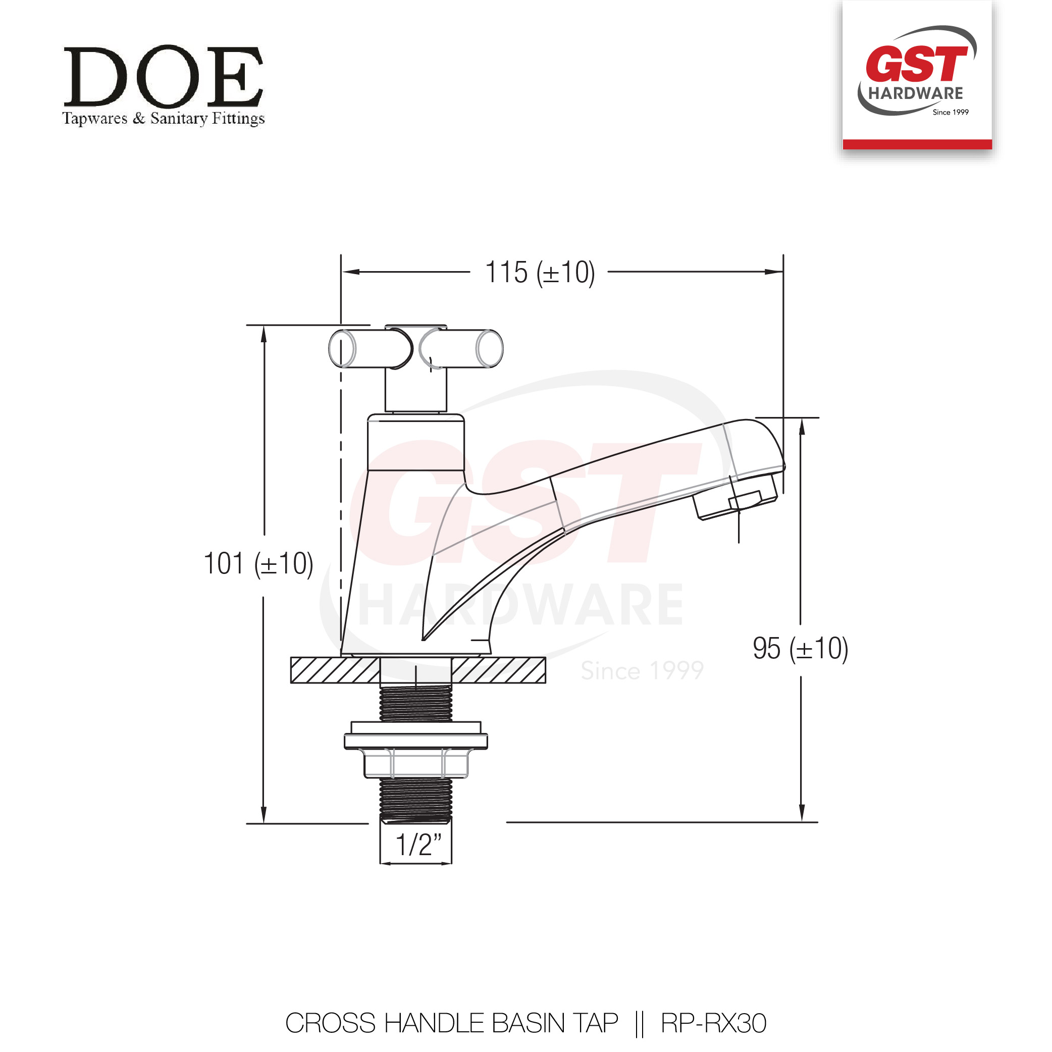 🔥 DOE Basin Tap RX30 Faucet DOE Water Tap Bathroom Tap DOE Faucet Tap ...