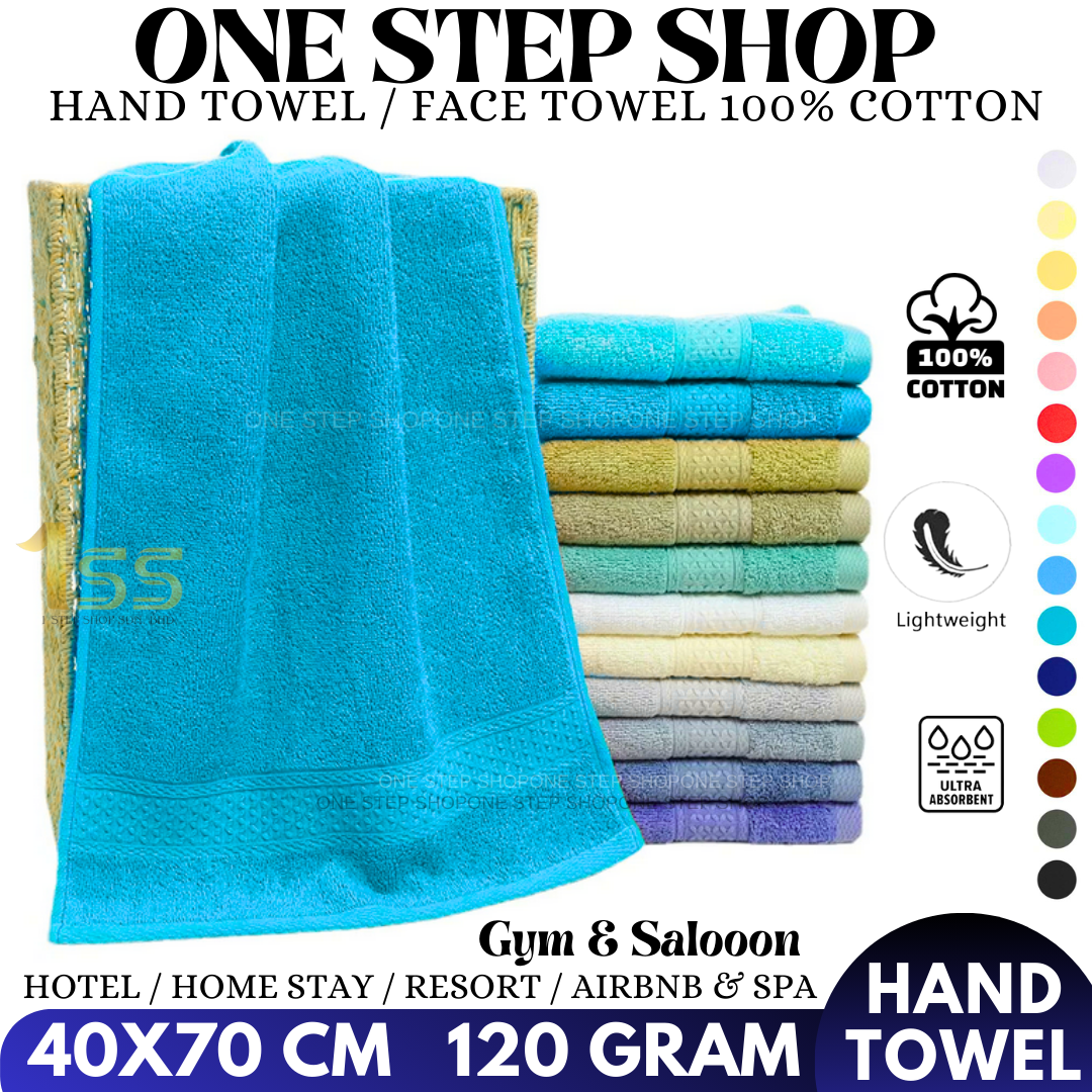 Hand Towel Sports Towel Size 40*72 cm : Made of 100% Natural Cotton ...