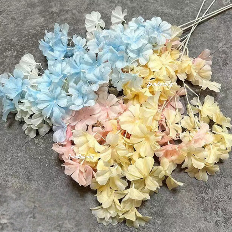 JAPANESE CHERRY Artificial Flowers Home Decor Plant Living Room Hiasan ...