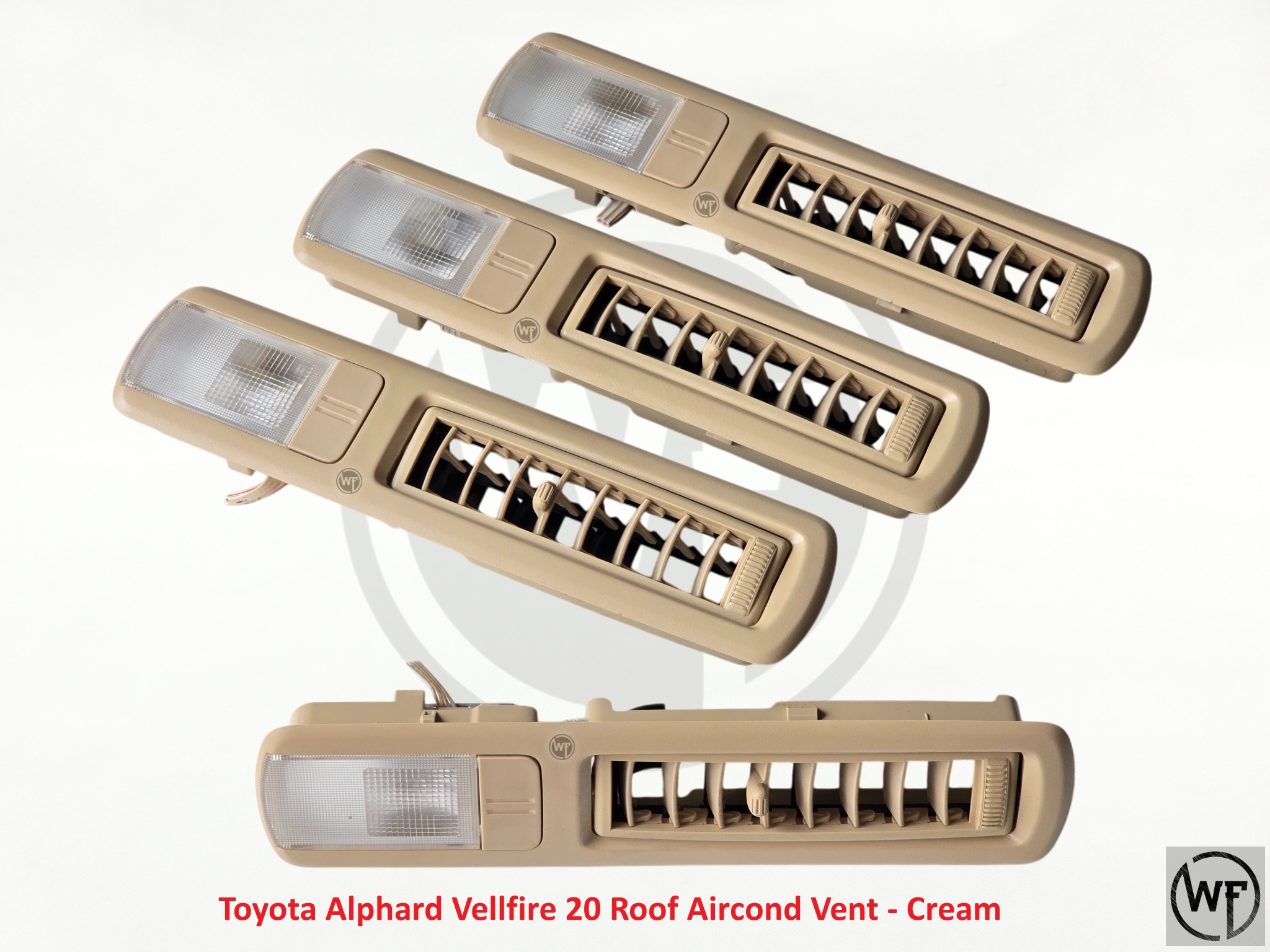 Toyota Alphard Vellfire ANH20 Roof Lamp Aircond Vent - Cream GGH20 ...