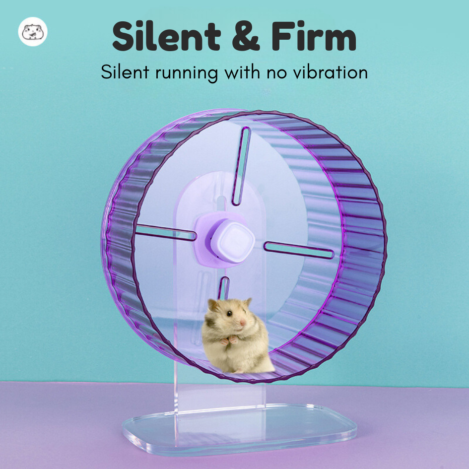 Hamster Wheel Transparent Super Silent Hamster Running Wheel Roda ...